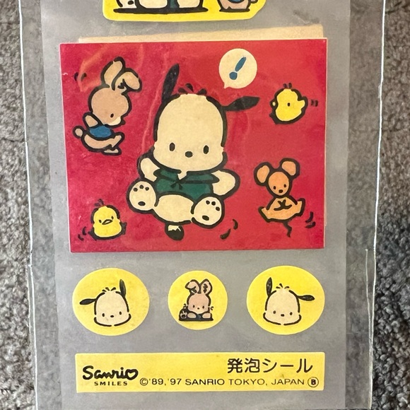 Sanrio | Design | 997 Vintage Pochacco Sticker Sheet Sanrio Official ...